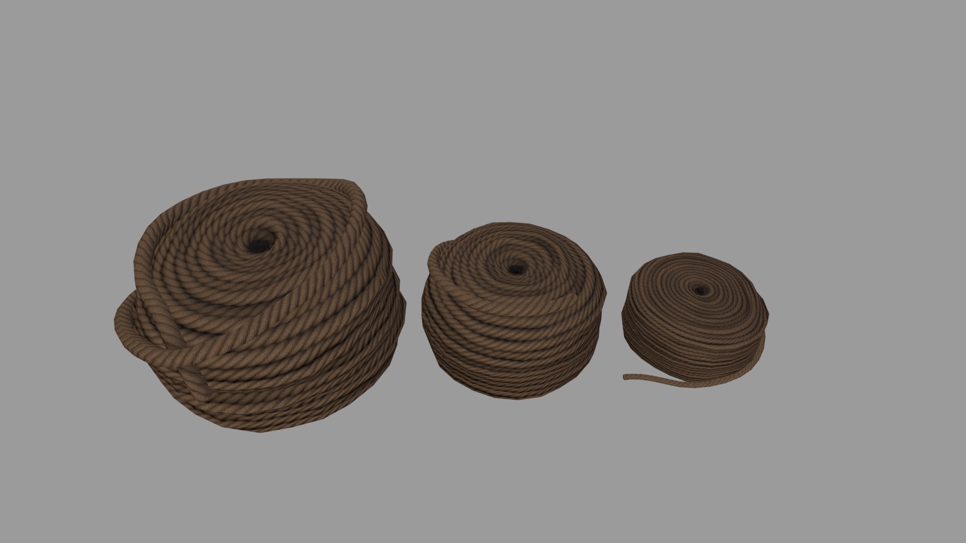 Ropes Set 3D Model - TurboSquid 2020840