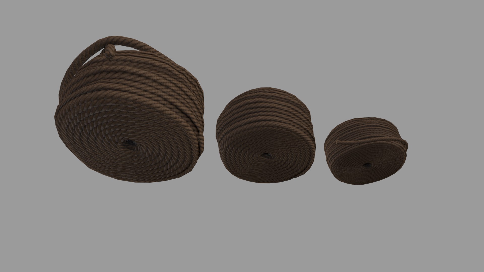 Ropes Set 3D Model - TurboSquid 2020840