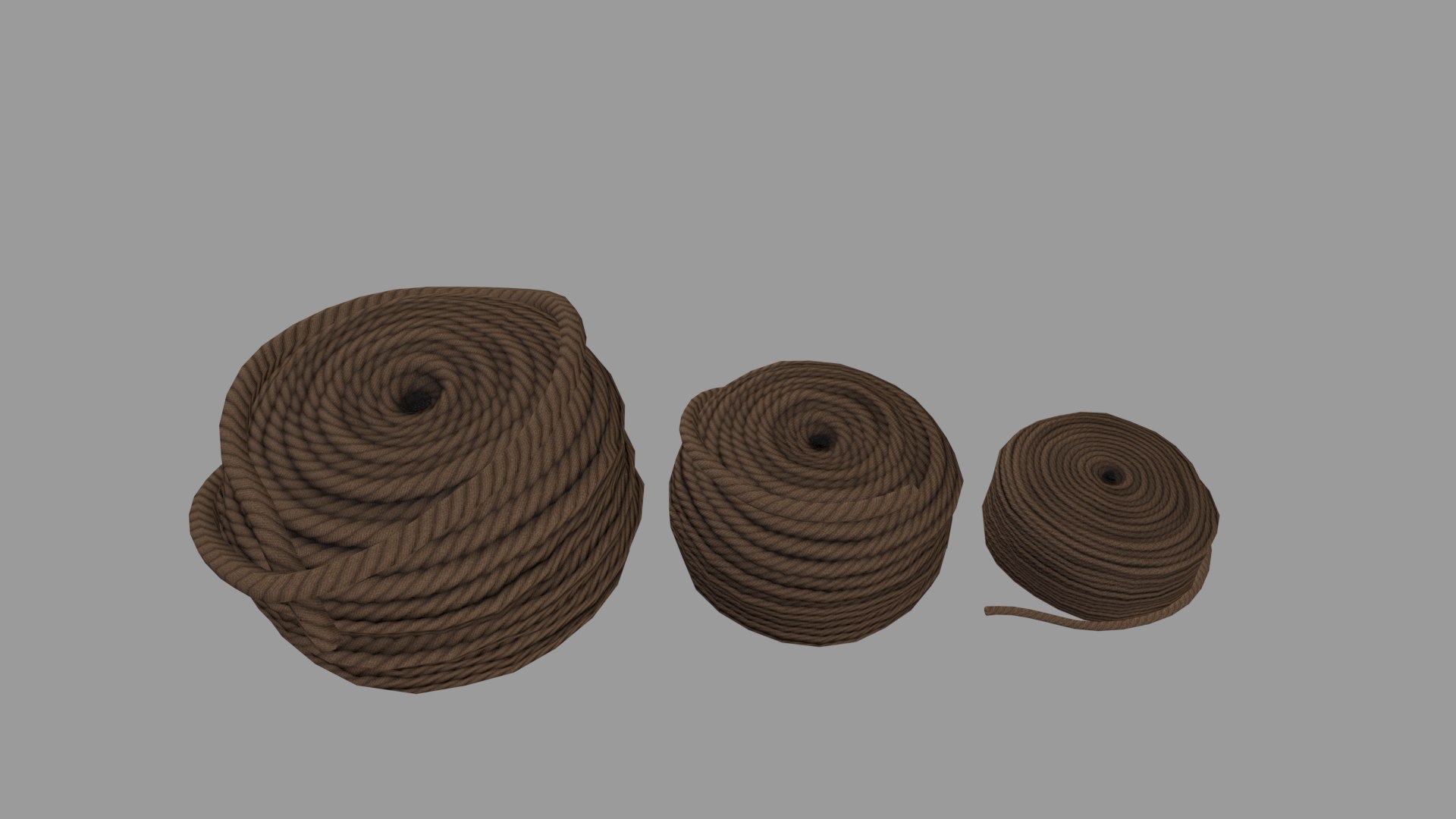 Ropes Set 3D Model - TurboSquid 2020840