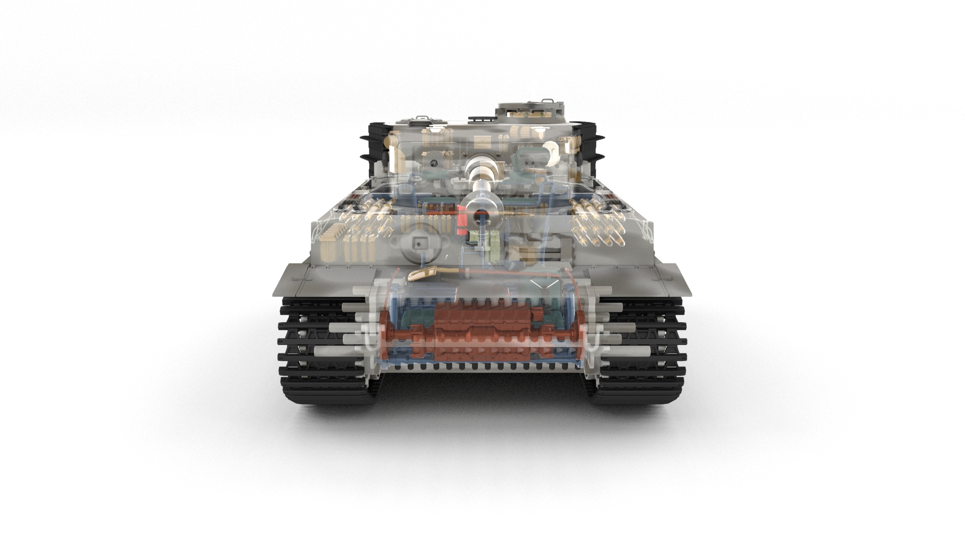 3d Obj Built Tiger E Late