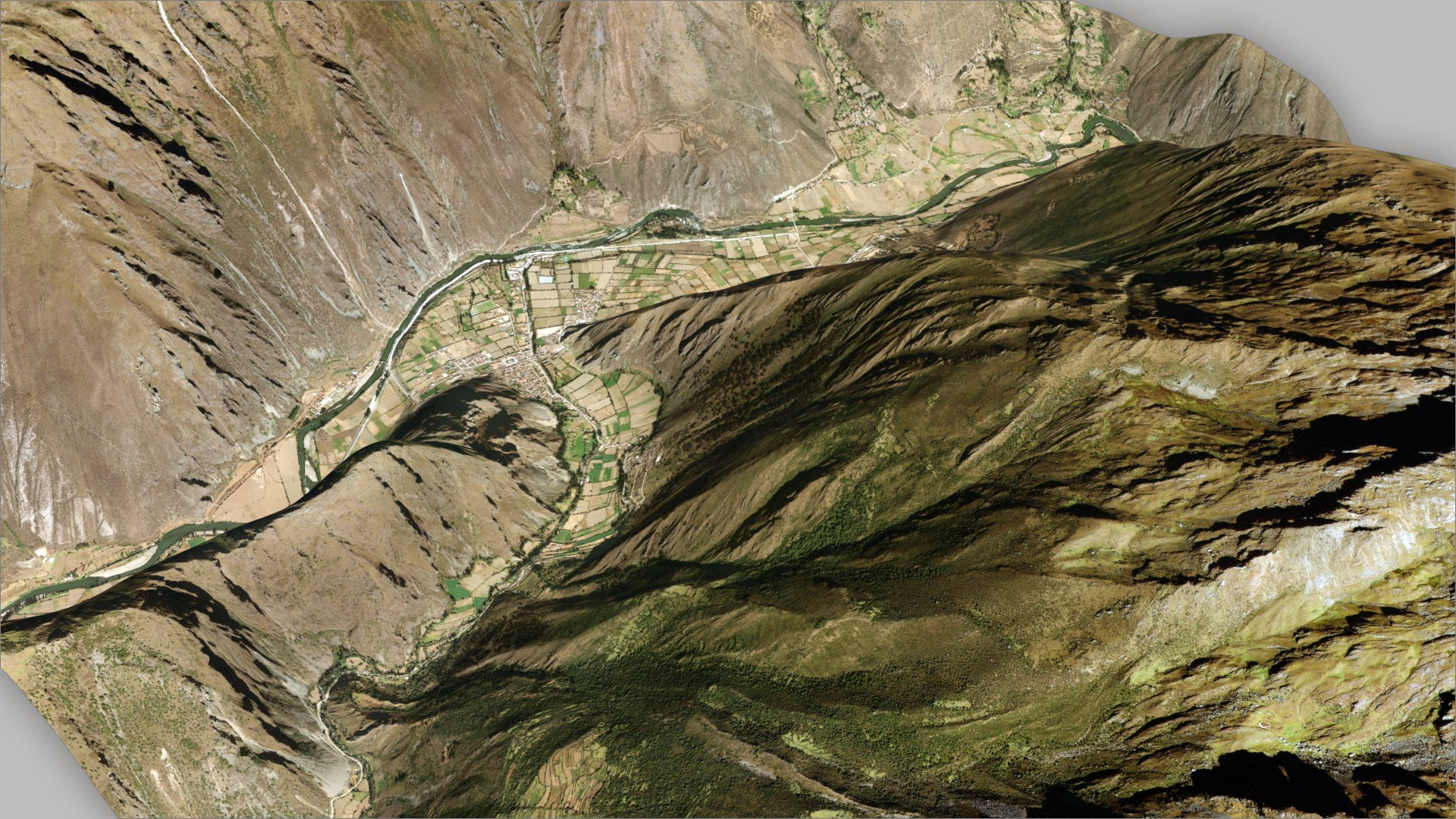 3D Model Ollantaytambo Inca Archaeological Terrain - TurboSquid 1310715