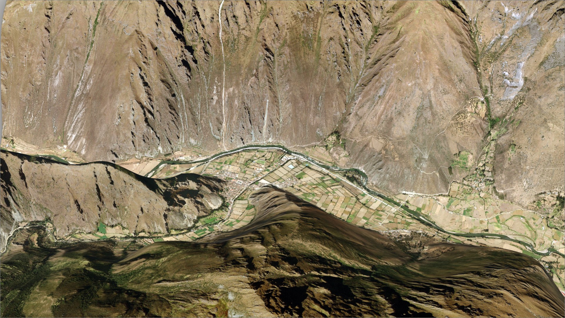 3D Model Ollantaytambo Inca Archaeological Terrain - TurboSquid 1310715