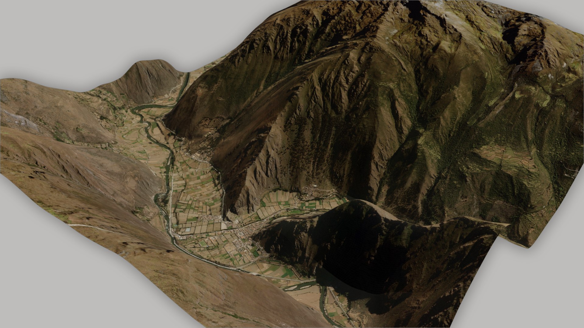 3D Model Ollantaytambo Inca Archaeological Terrain - TurboSquid 1310715