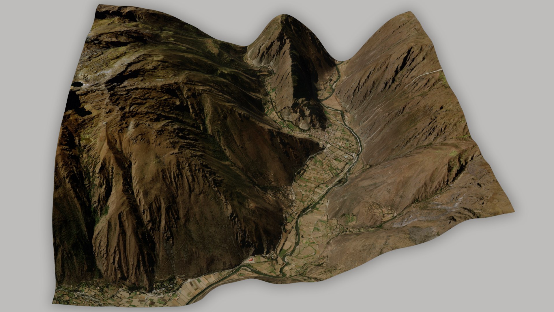 3D Model Ollantaytambo Inca Archaeological Terrain - TurboSquid 1310715