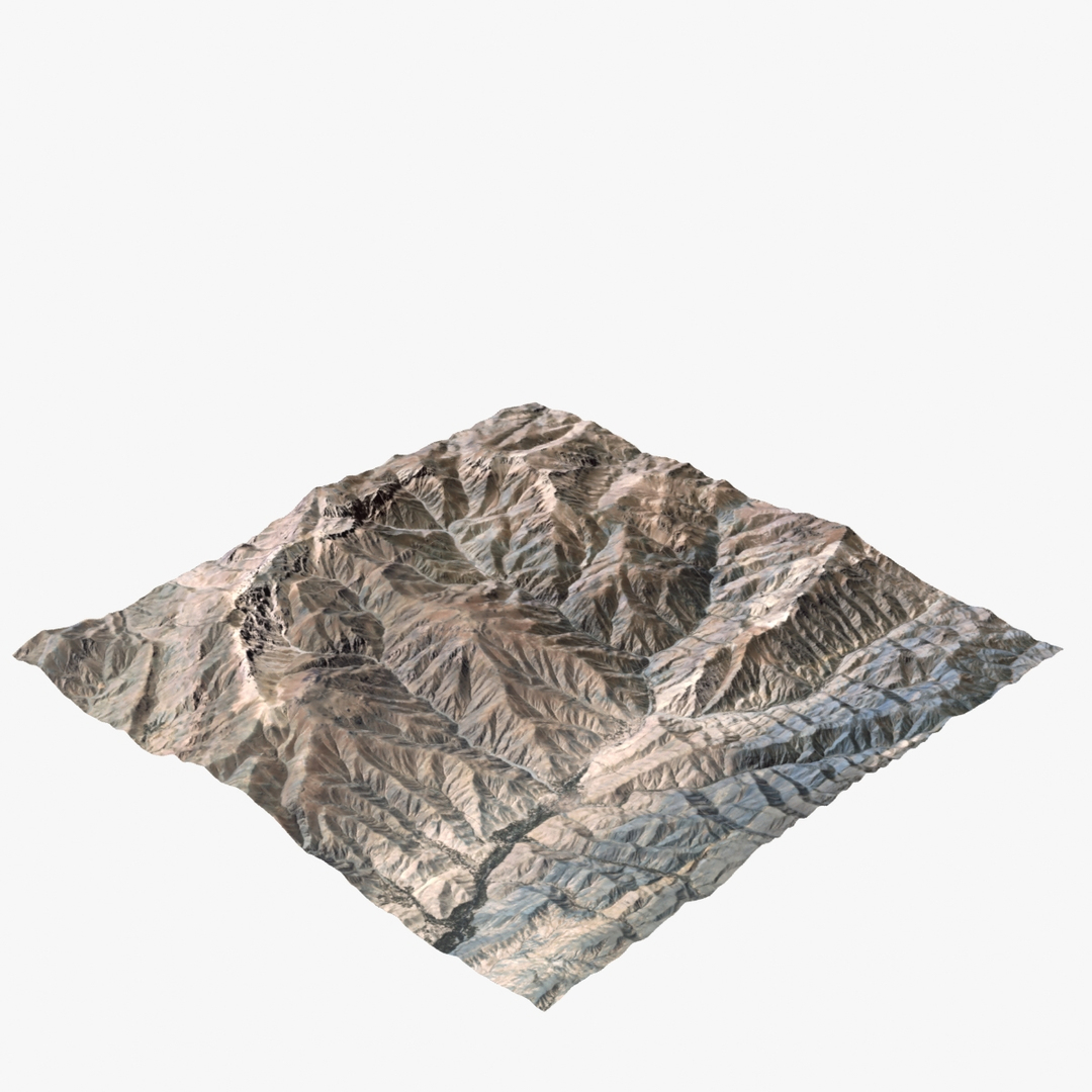 Desert Terrain Landscape 3d 3ds