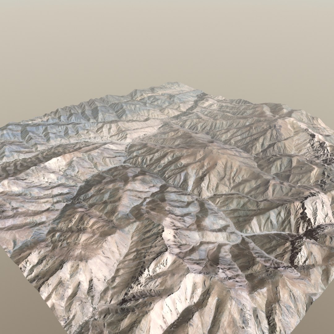 Desert Terrain Landscape 3d 3ds