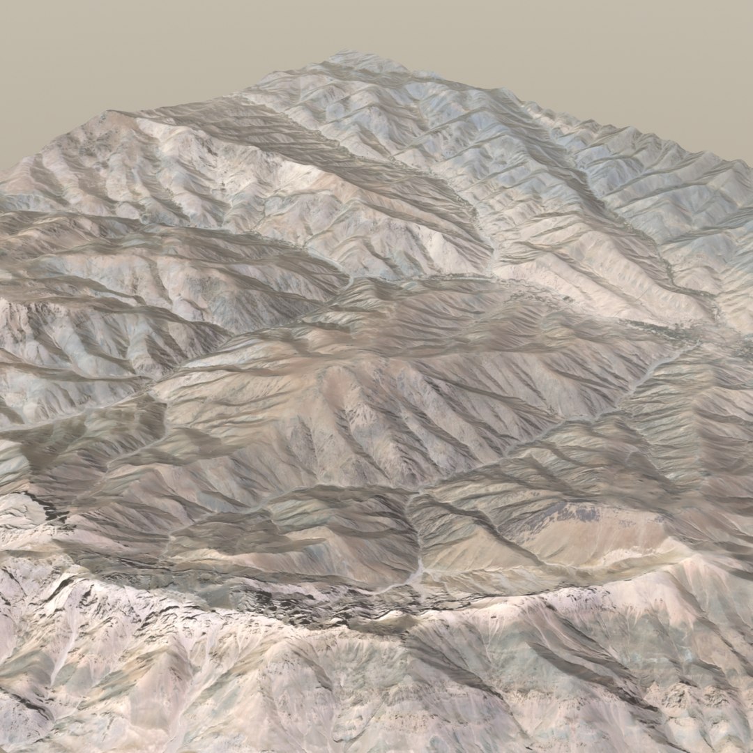 Desert Terrain Landscape 3d 3ds