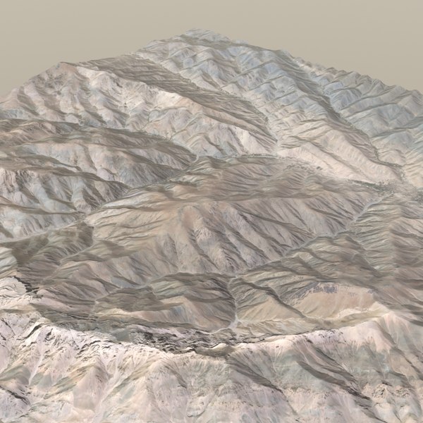 desert terrain landscape 3d 3ds