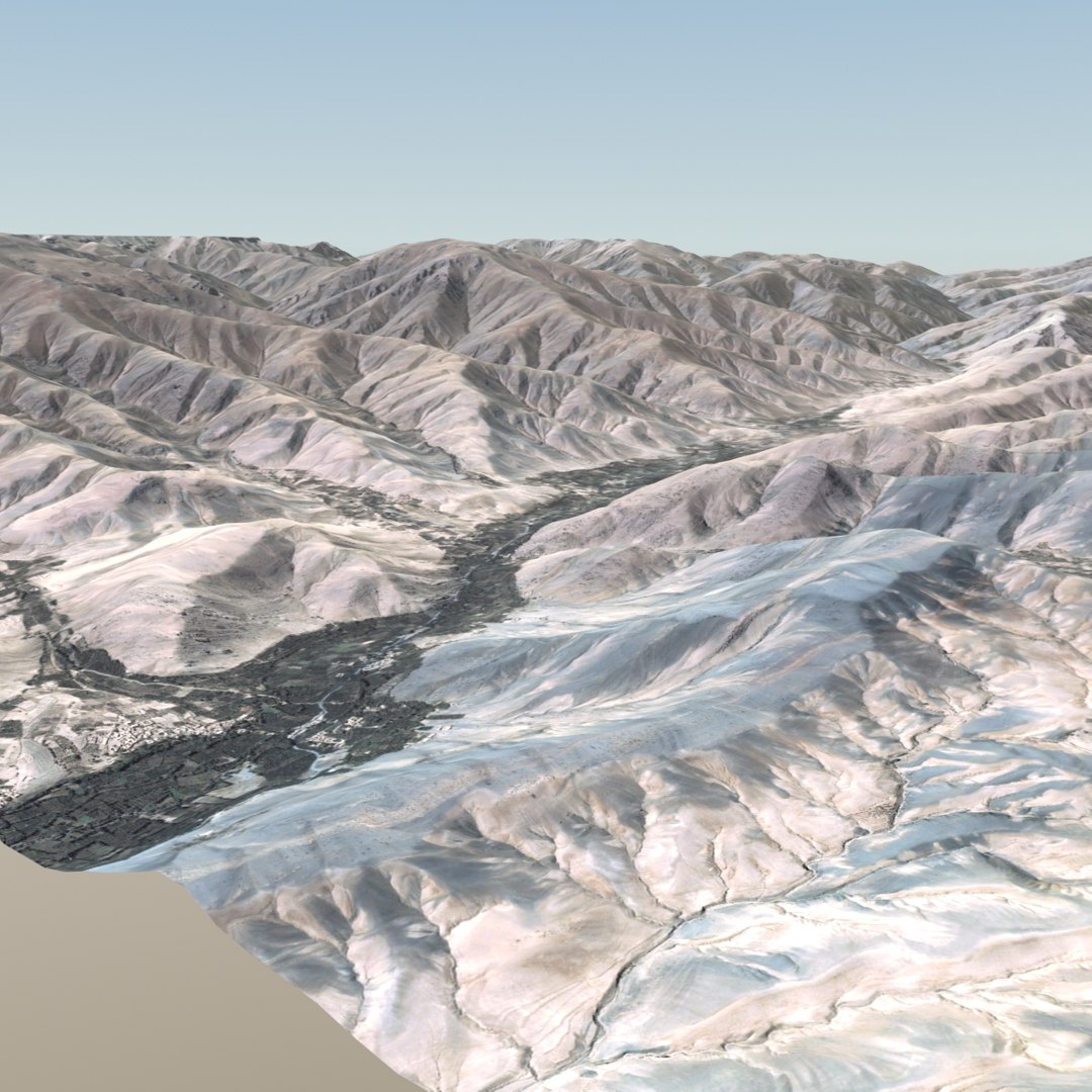 Desert Terrain Landscape 3d 3ds