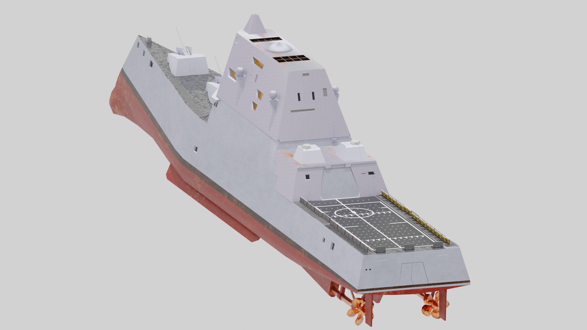 Uss Zumwalt Ddg-1000 3D Model - TurboSquid 1570127