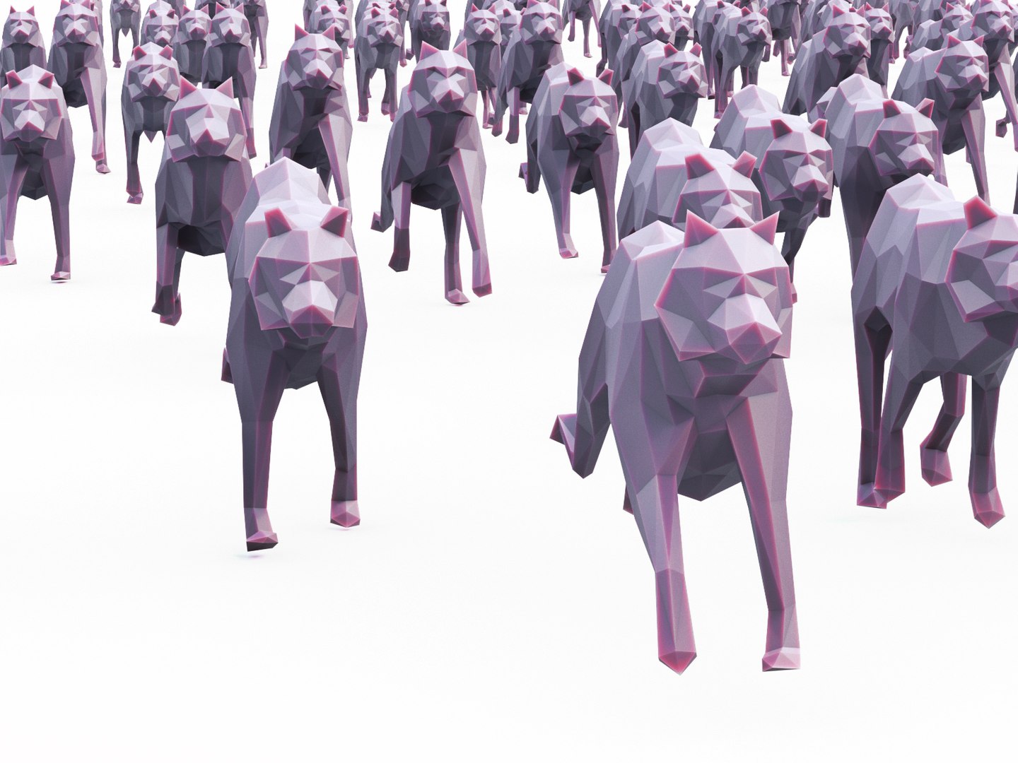 Wolf Run Poses 3D Model - TurboSquid 1365853