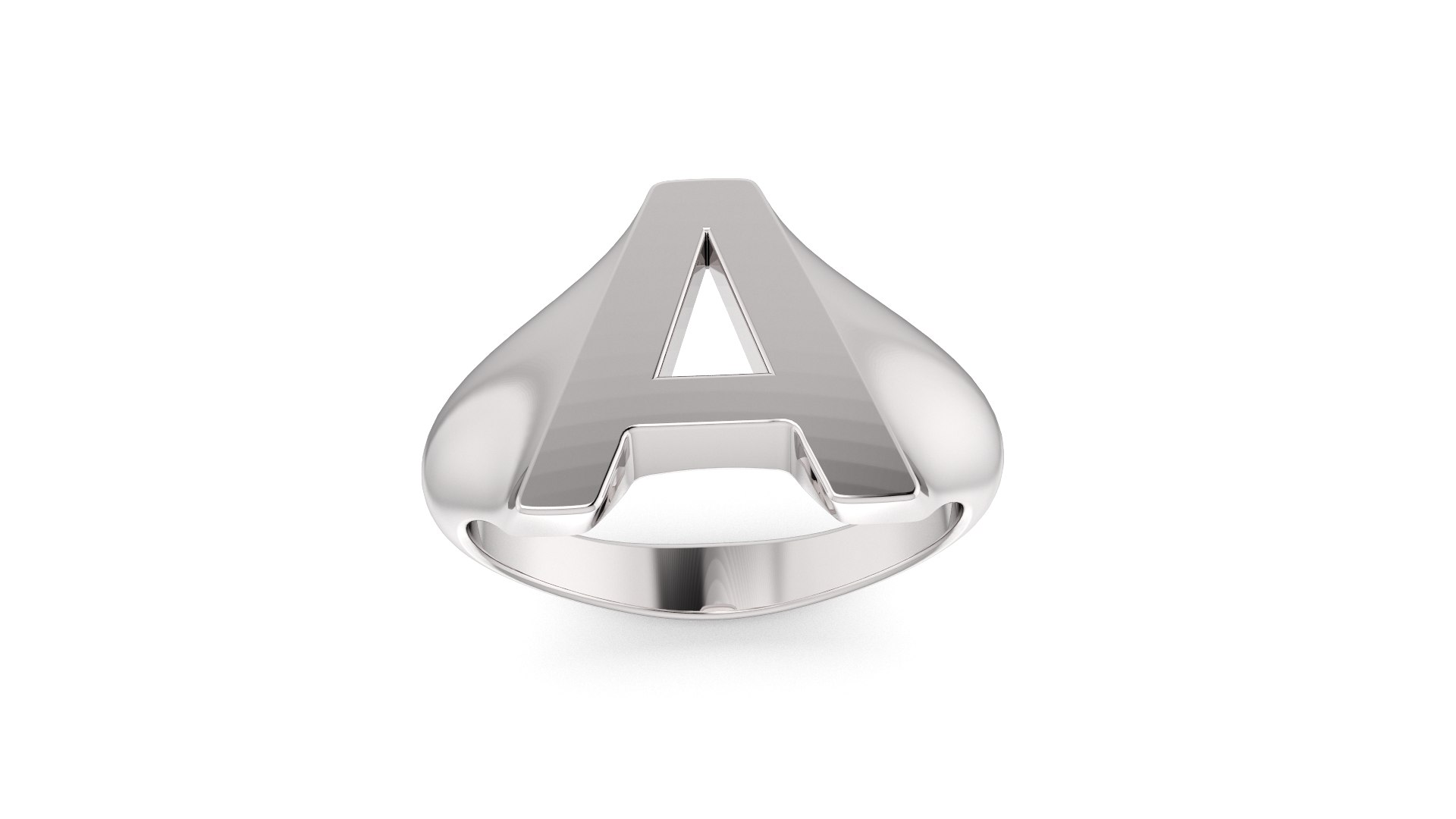 Alphabet Signet Ring A - E 3D Model - TurboSquid 2088823