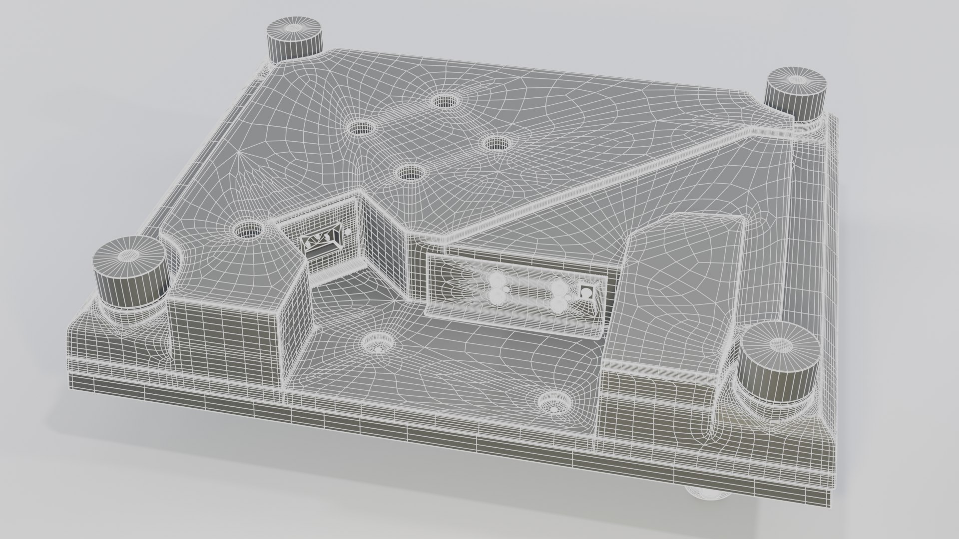 3D Model Technics SL-1500 SL-1500C Turntable Grey - TurboSquid 2097422