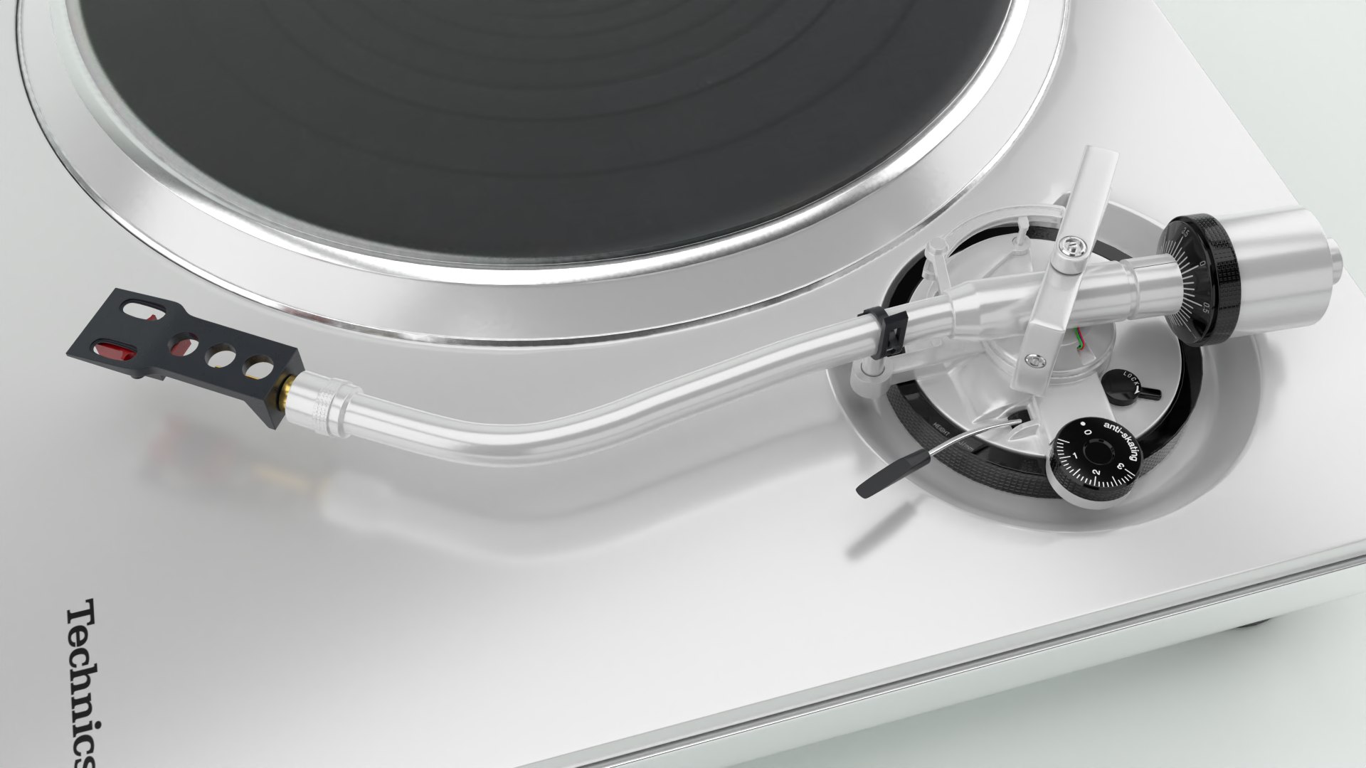3D Model Technics SL-1500 SL-1500C Turntable Grey - TurboSquid 2097422