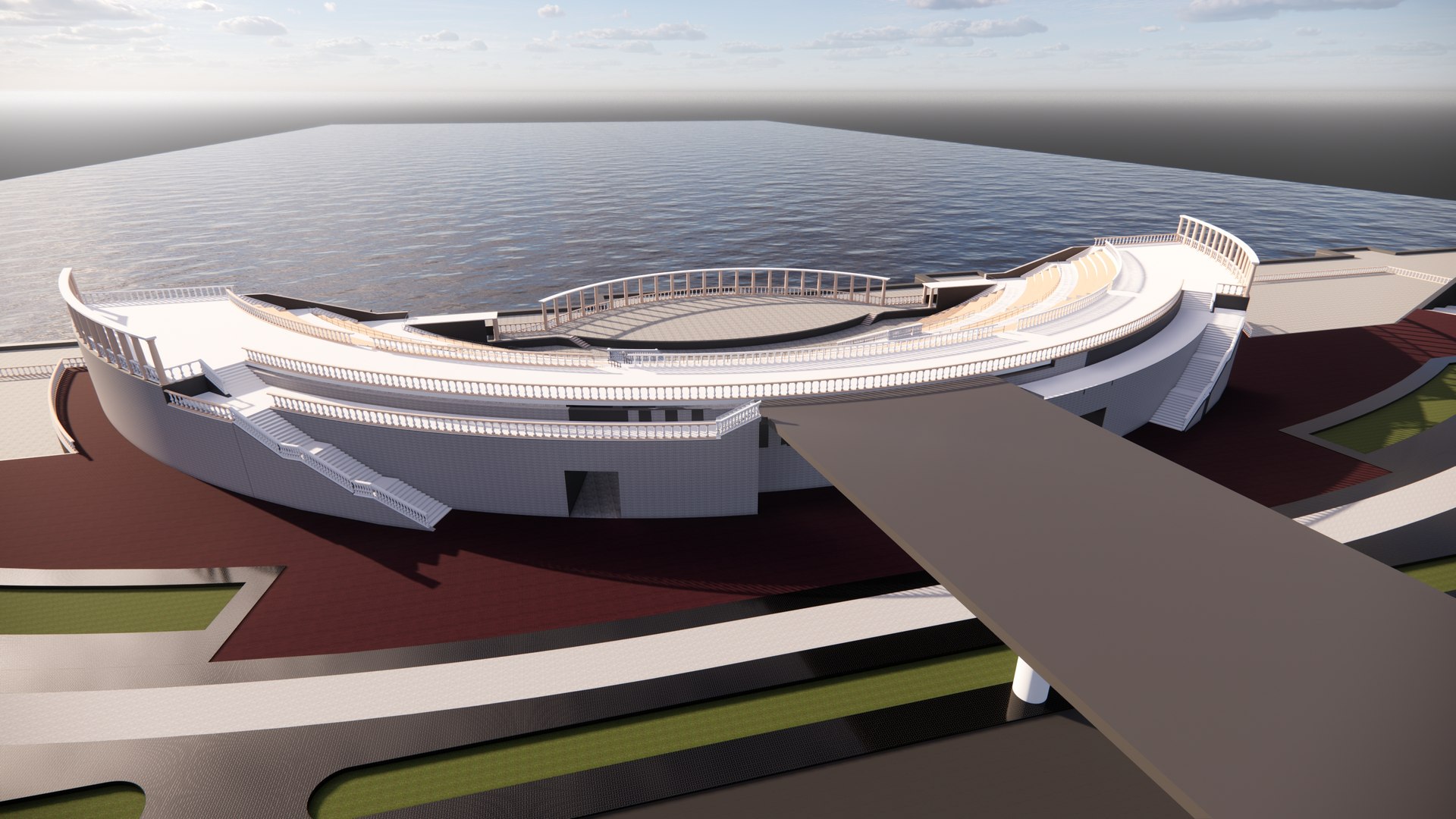 Amphitheater 3D Model - TurboSquid 1939080