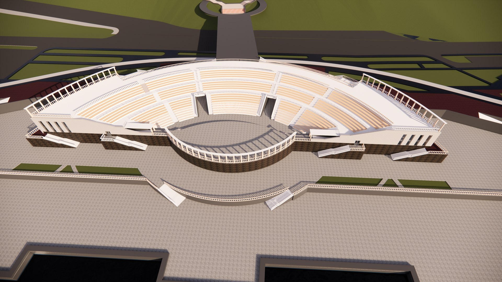 Amphitheater 3D Model - TurboSquid 1939080