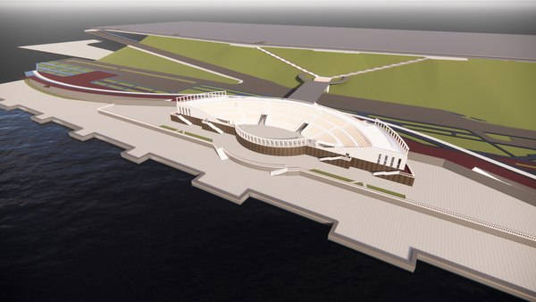 Amphitheater 3D model - TurboSquid 1939080