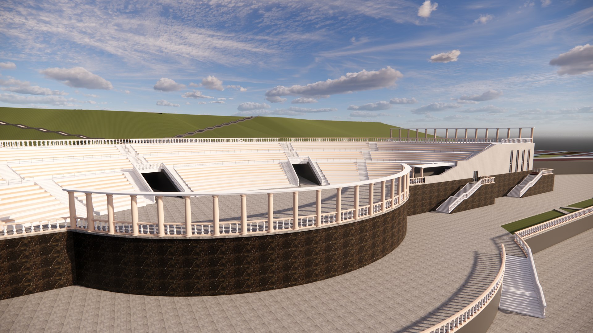 Amphitheater 3D Model - TurboSquid 1939080