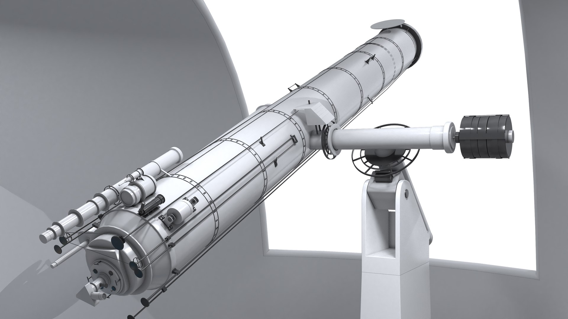 3D Astronomical Observatory Dome - TurboSquid 2314616