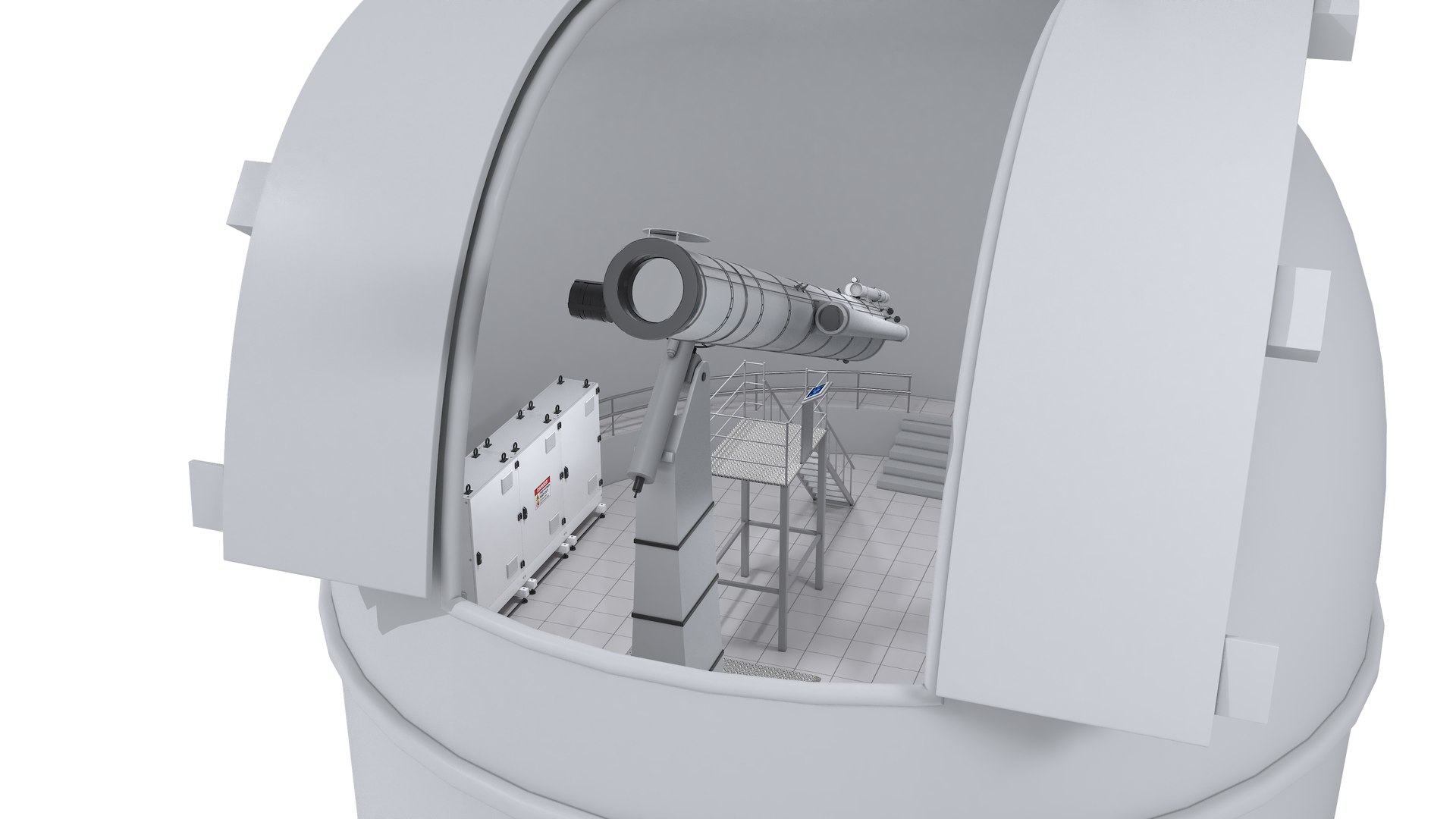 3D Astronomical Observatory Dome - TurboSquid 2314616