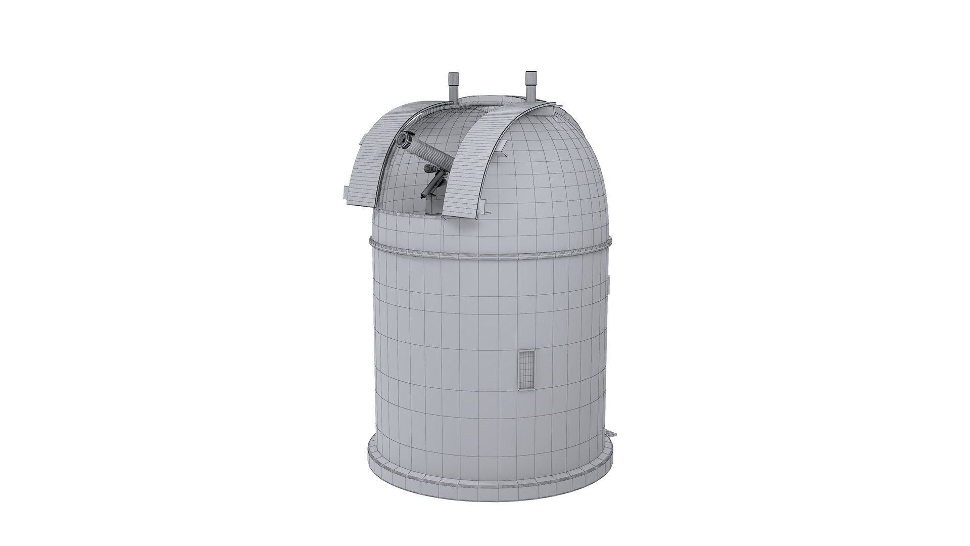 3D Astronomical Observatory Dome - TurboSquid 2314616
