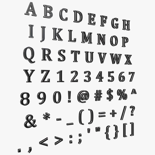 font cambria 3d 3ds