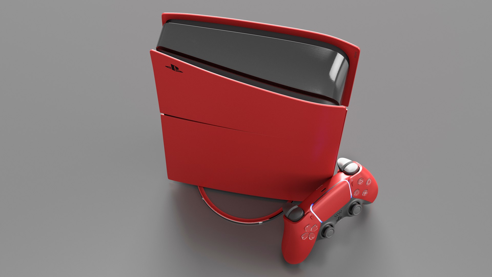 Sony PlayStation 5 Console Volcanic Red 3D - TurboSquid 2203319