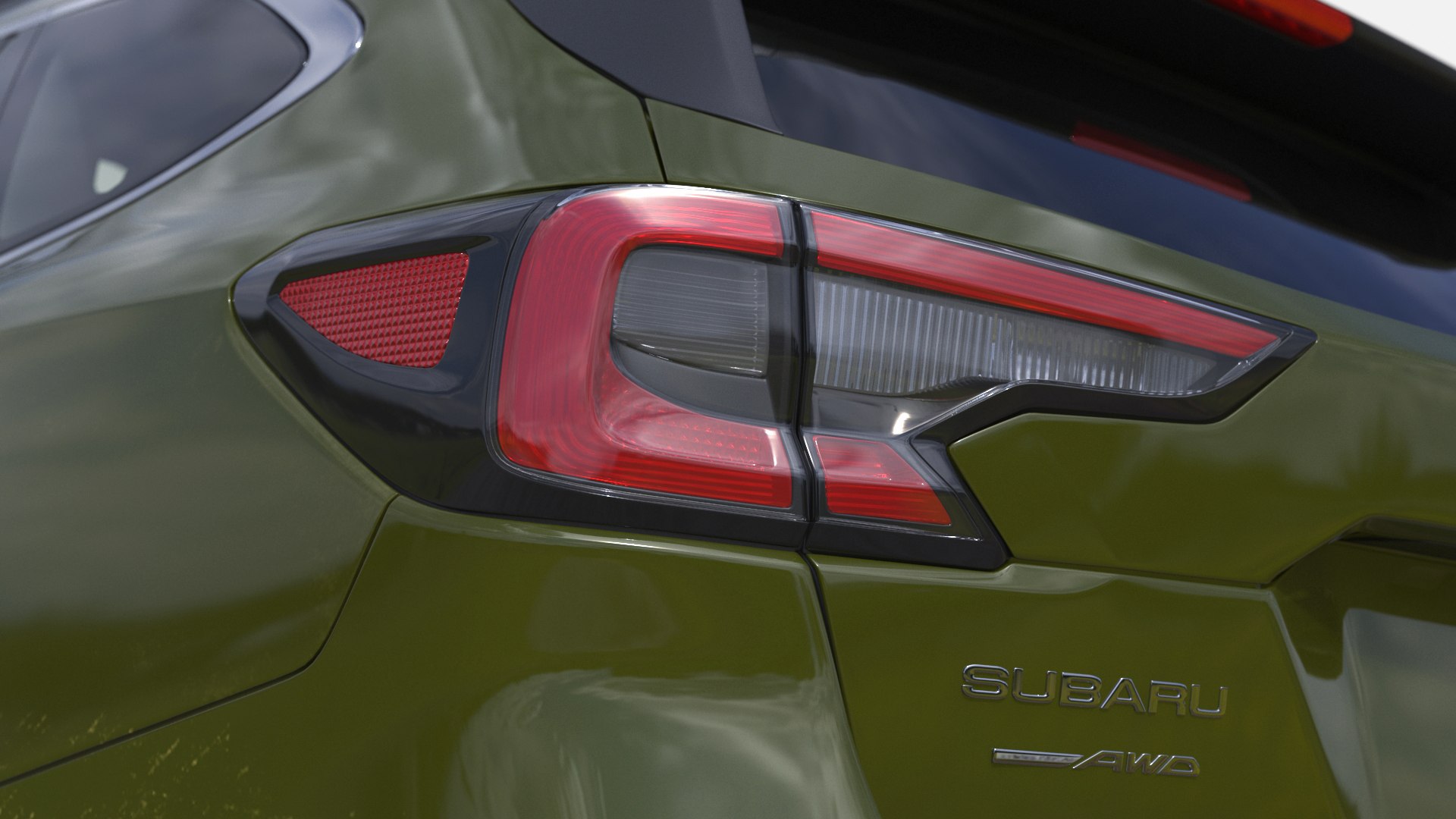 Subaru Outback 2025 Green Dirty Rigged 3D Model - TurboSquid 2364960