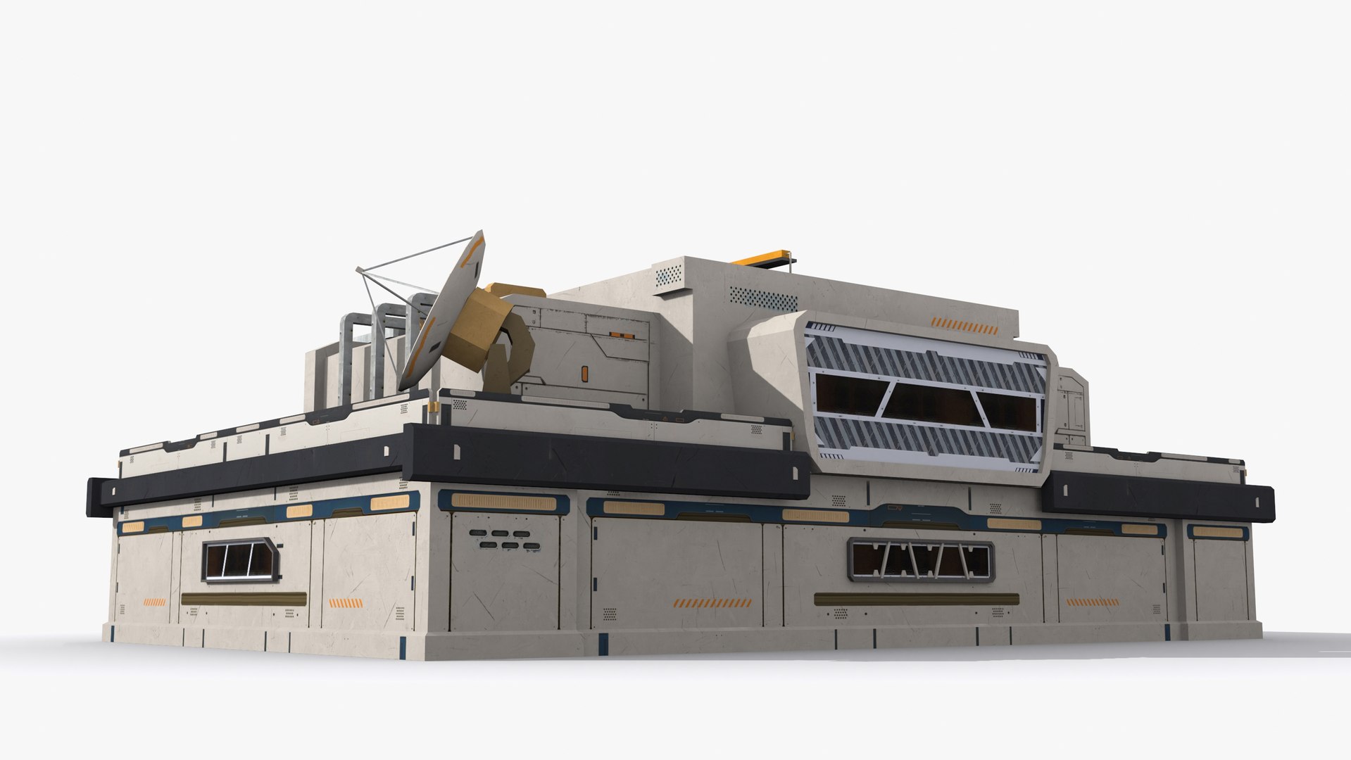 3D Sci-Fi Industrial X19 - TurboSquid 2162054