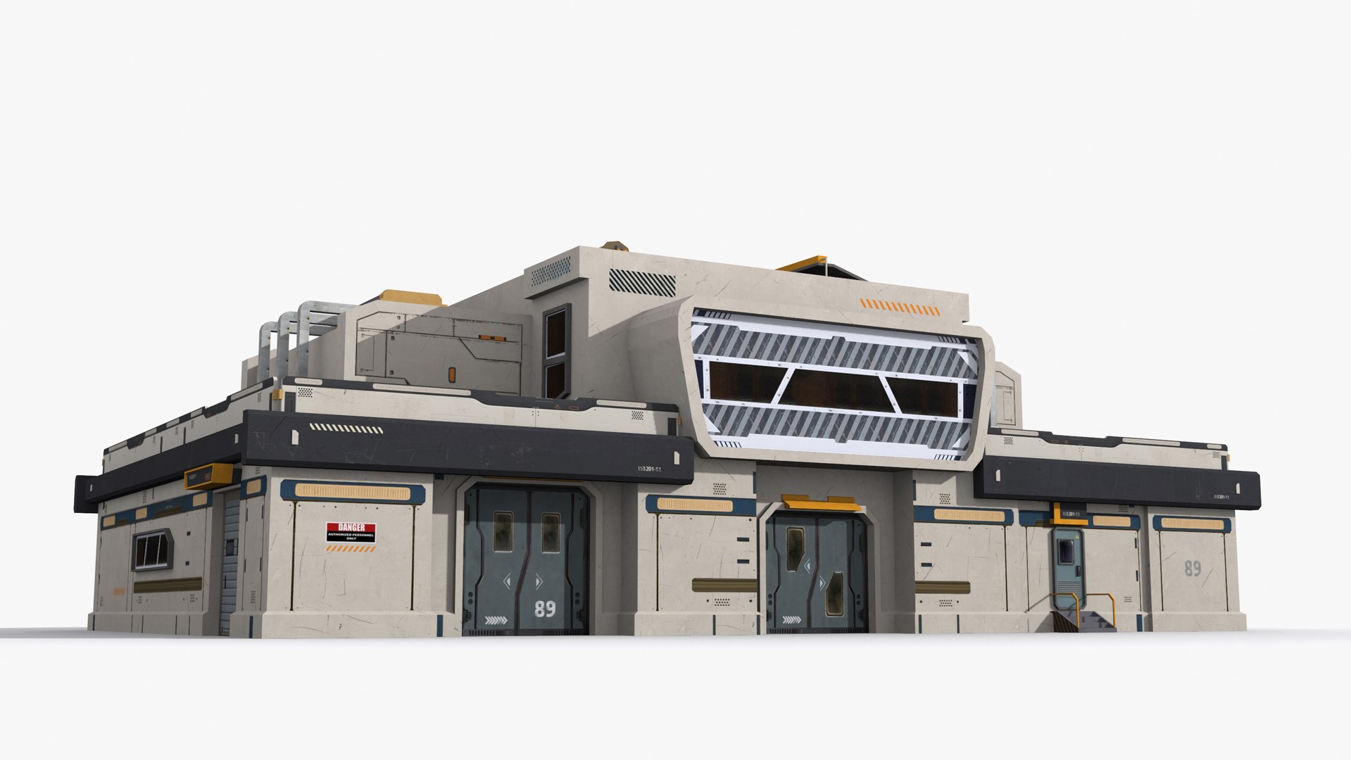 3D Sci-Fi Industrial X19 - TurboSquid 2162054
