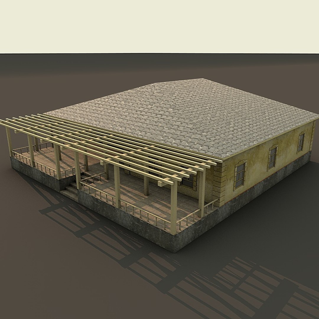 maya house interior building