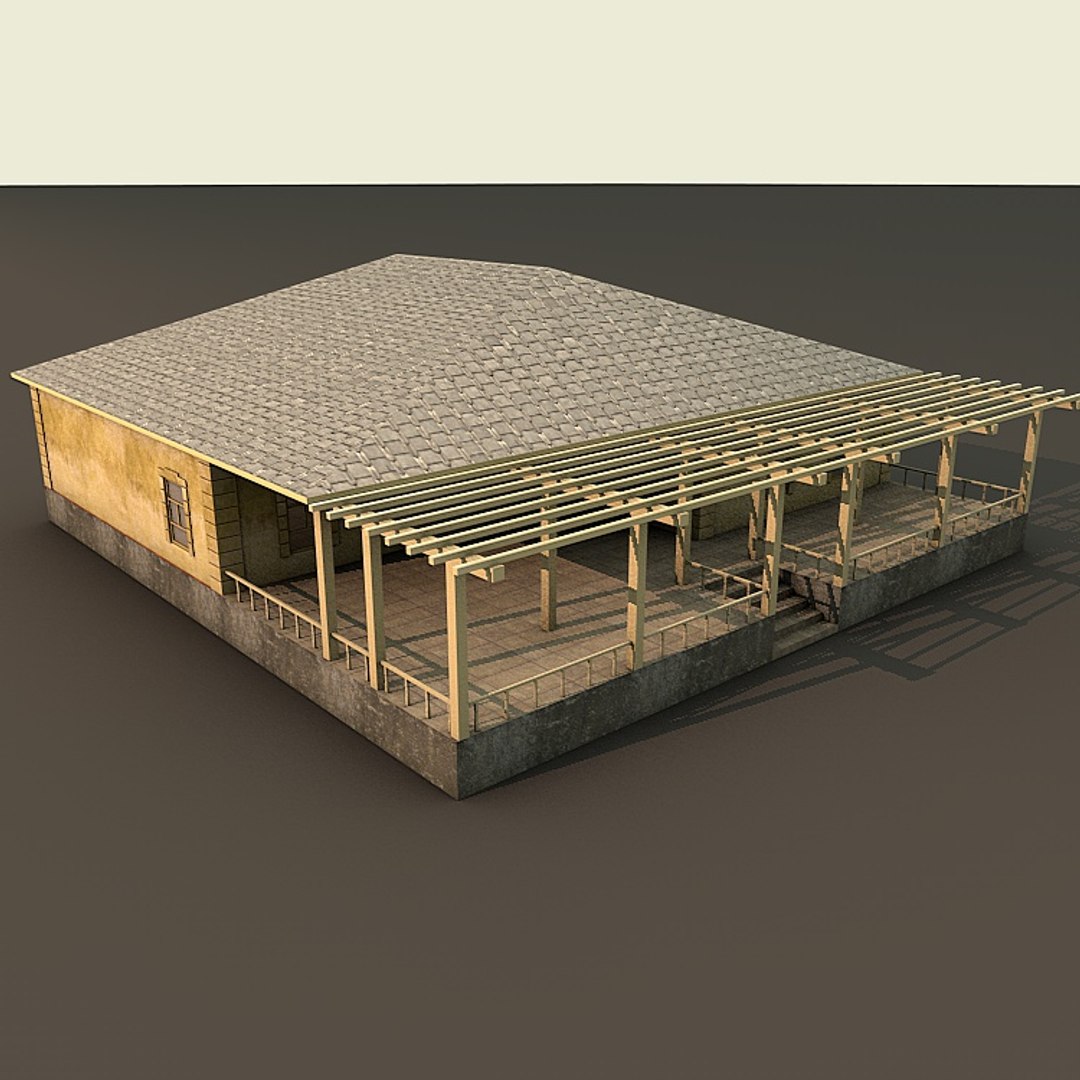 maya house interior building