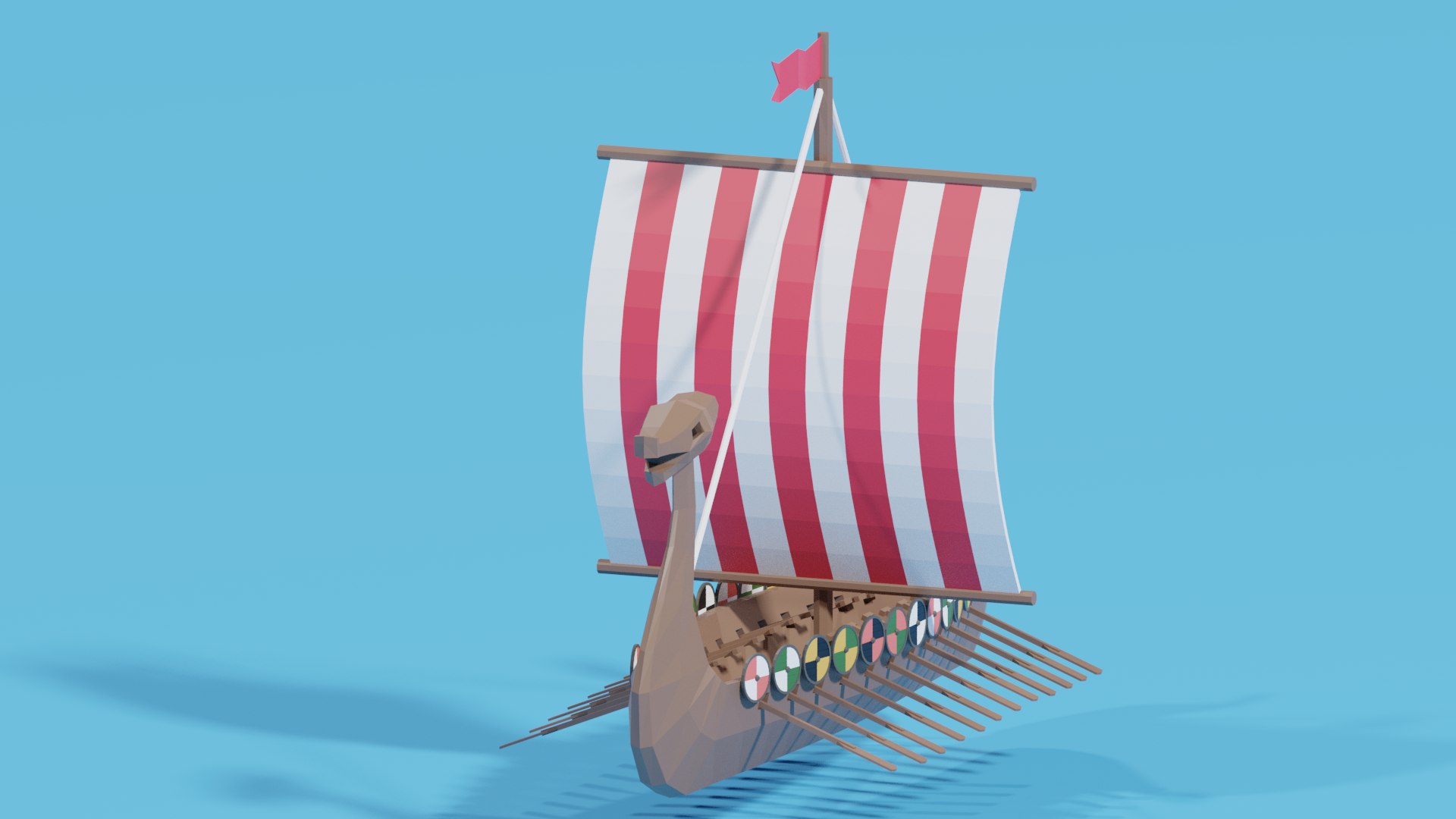Viking Longship 3D Model - TurboSquid 2397337
