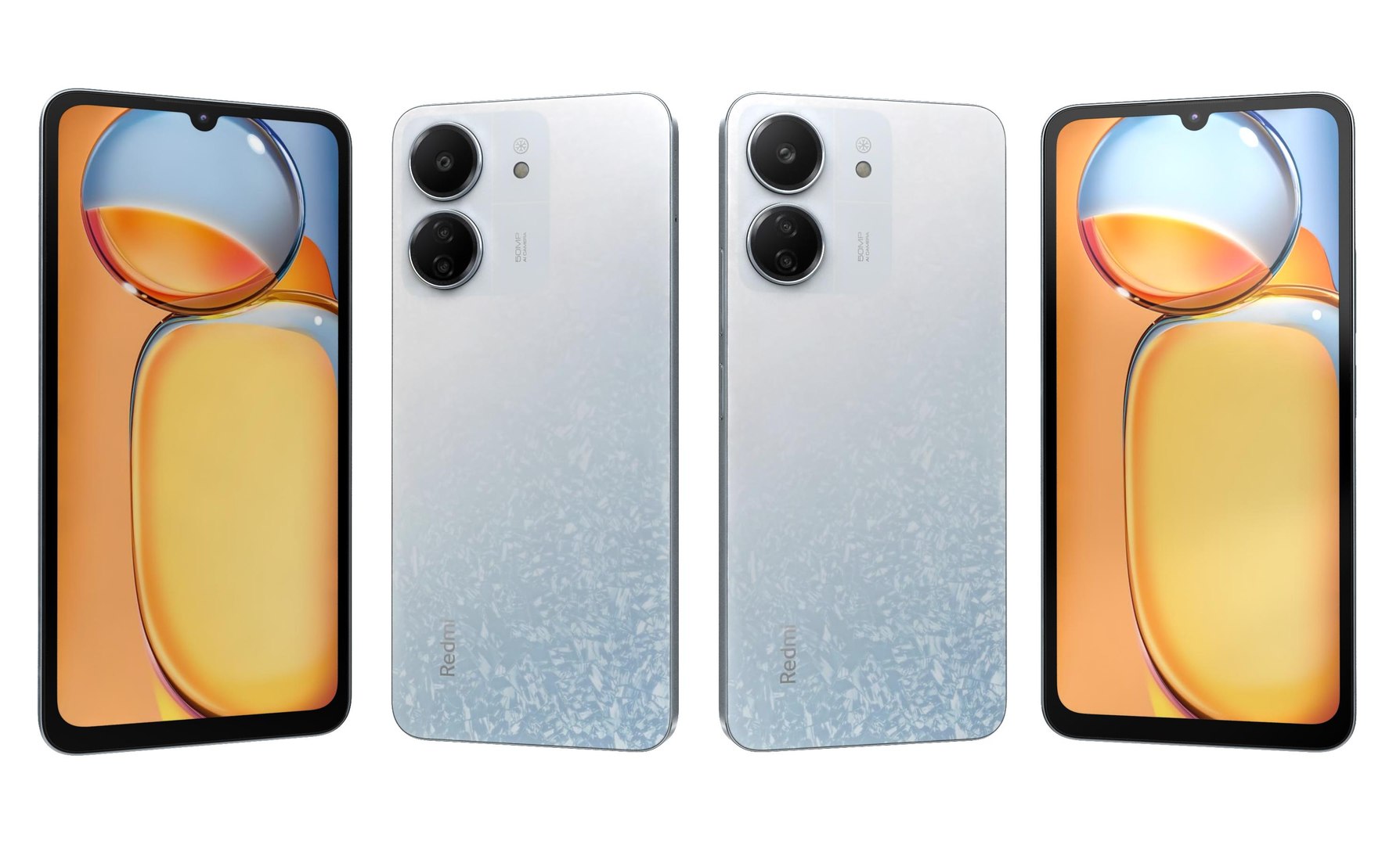 Xiaomi Redmi 13C White Model - TurboSquid 2152079