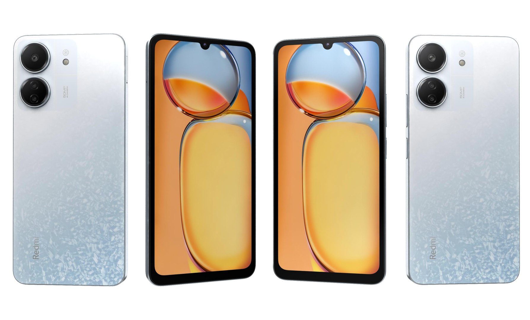 Xiaomi Redmi 13C White Model - TurboSquid 2152079