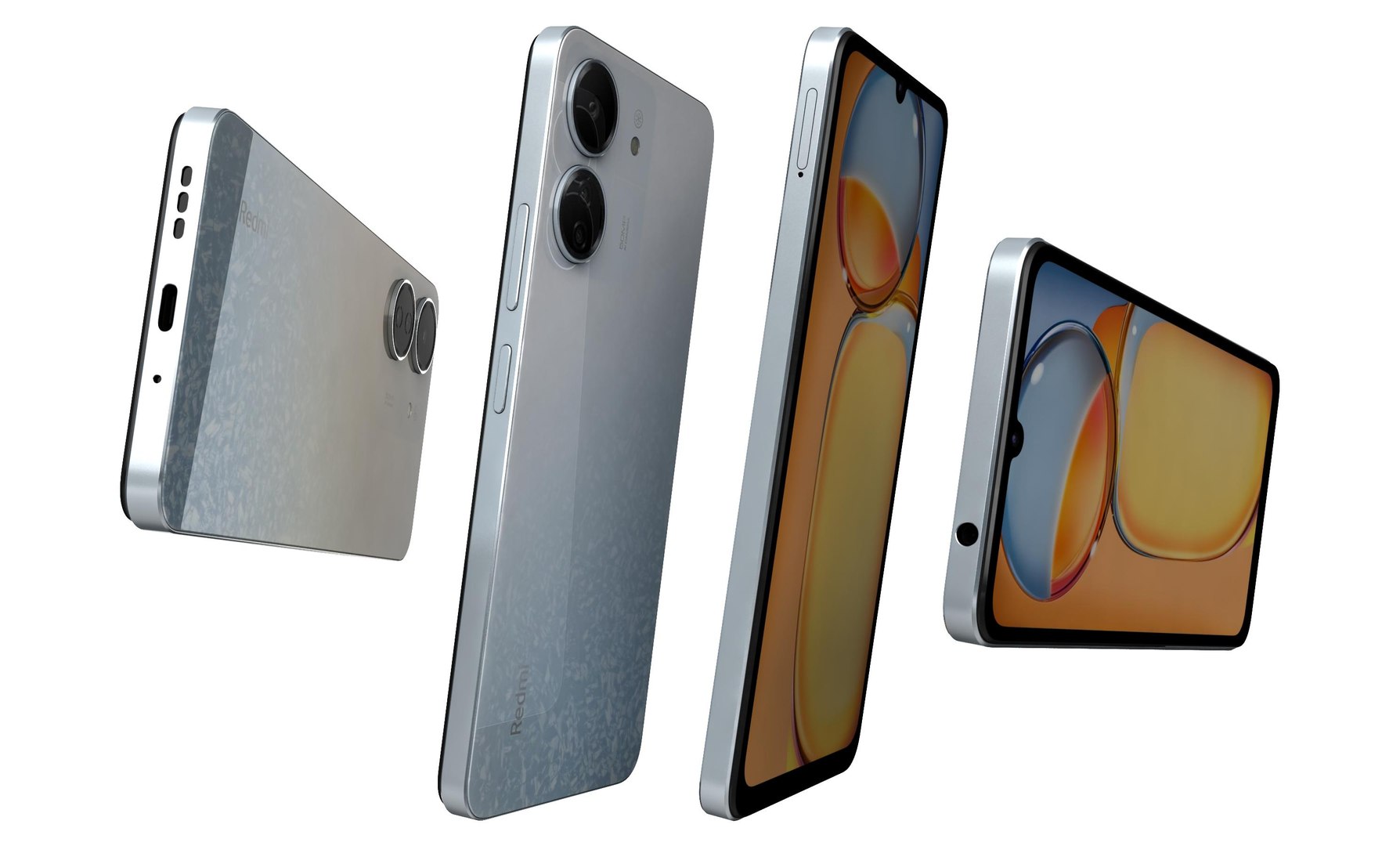 Xiaomi Redmi 13C White Model - TurboSquid 2152079