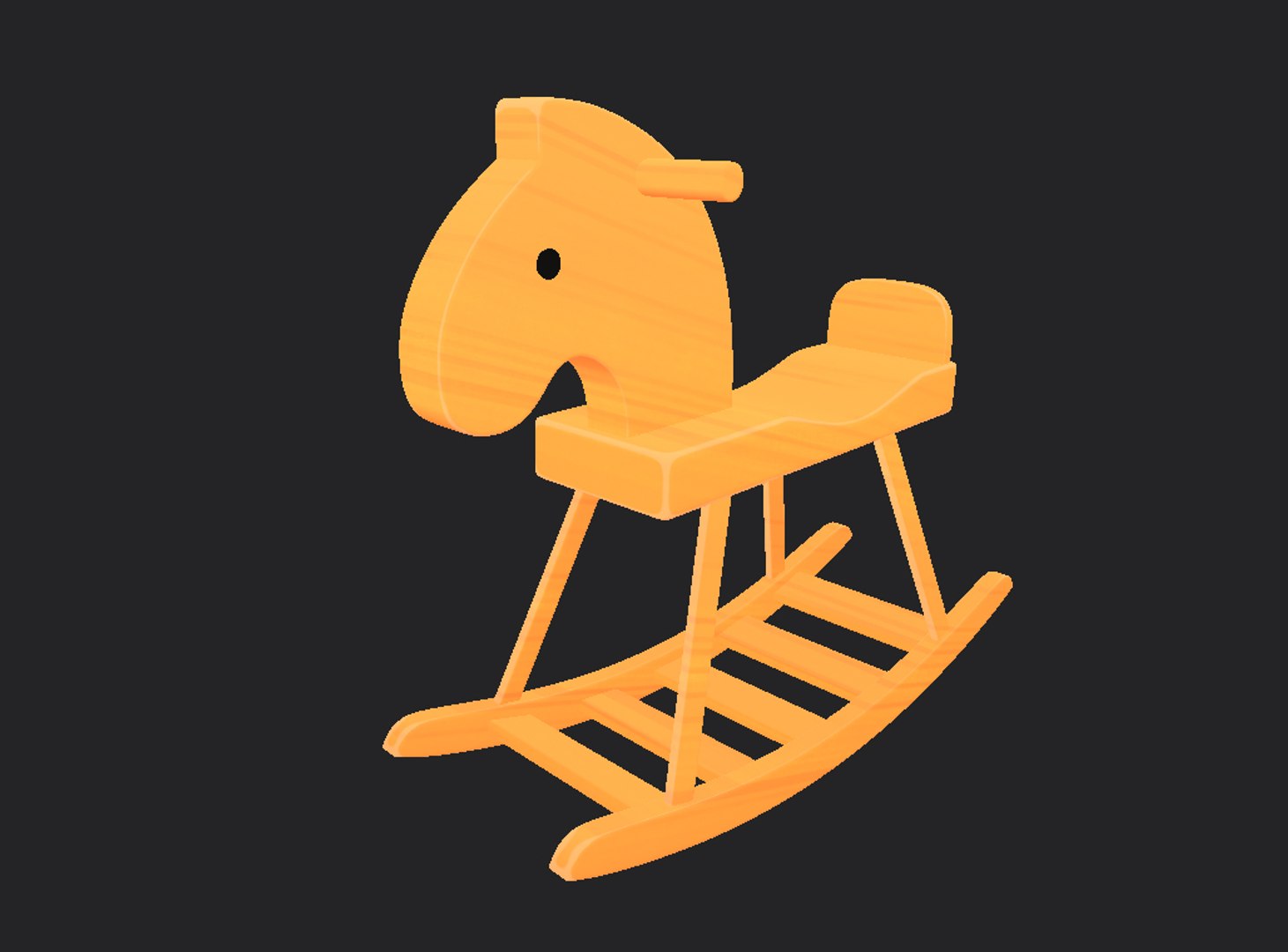 Rocking horse 3D model - TurboSquid 1475665
