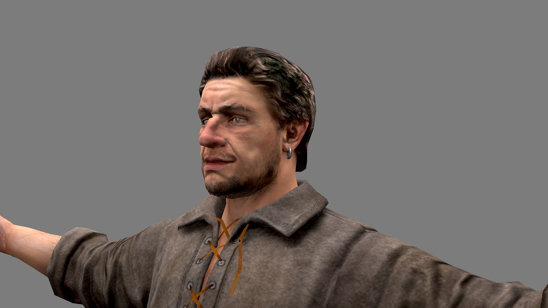 Medieval civilian 3D model - TurboSquid 2099632