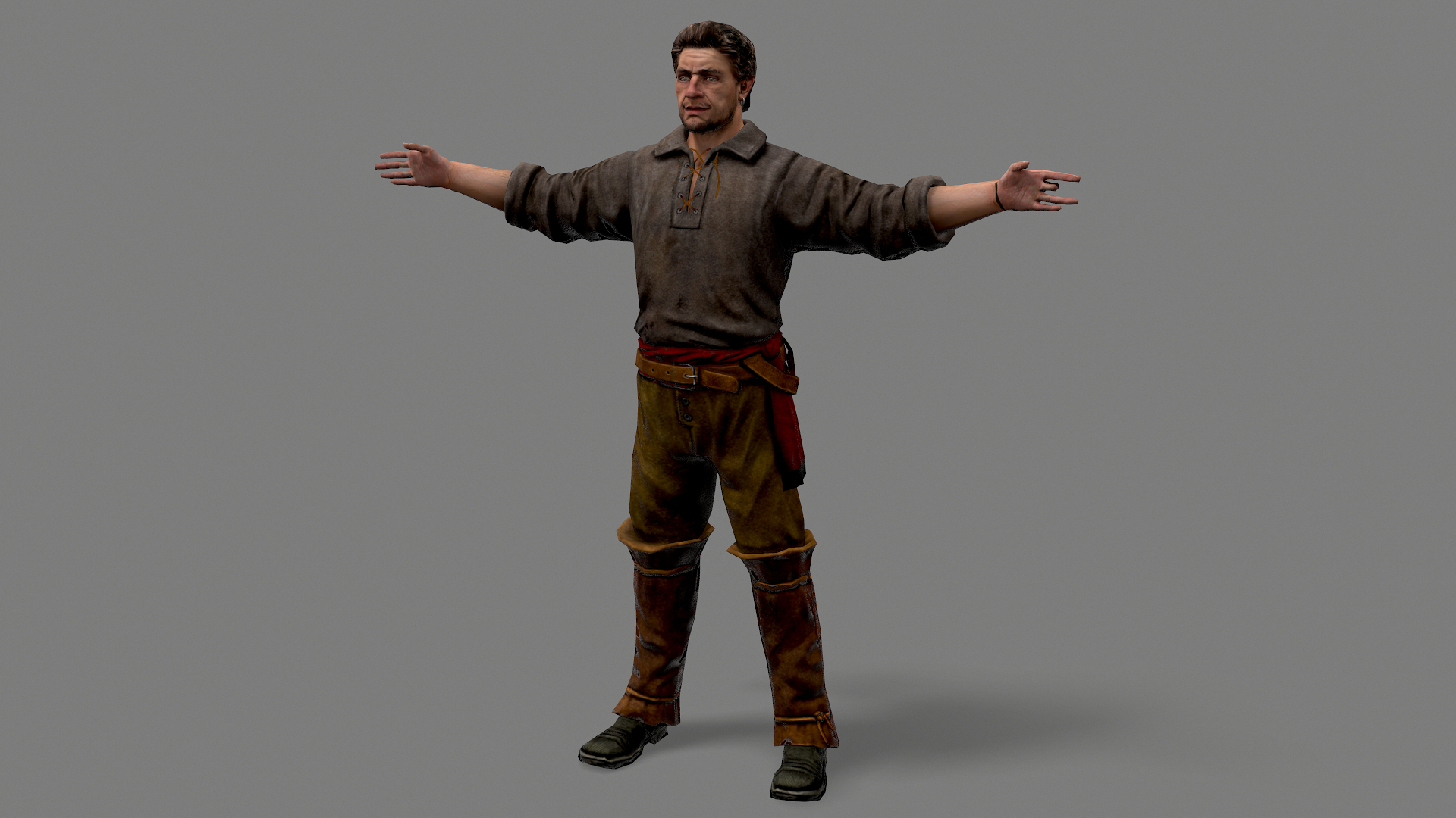 Medieval civilian 3D model - TurboSquid 2099632