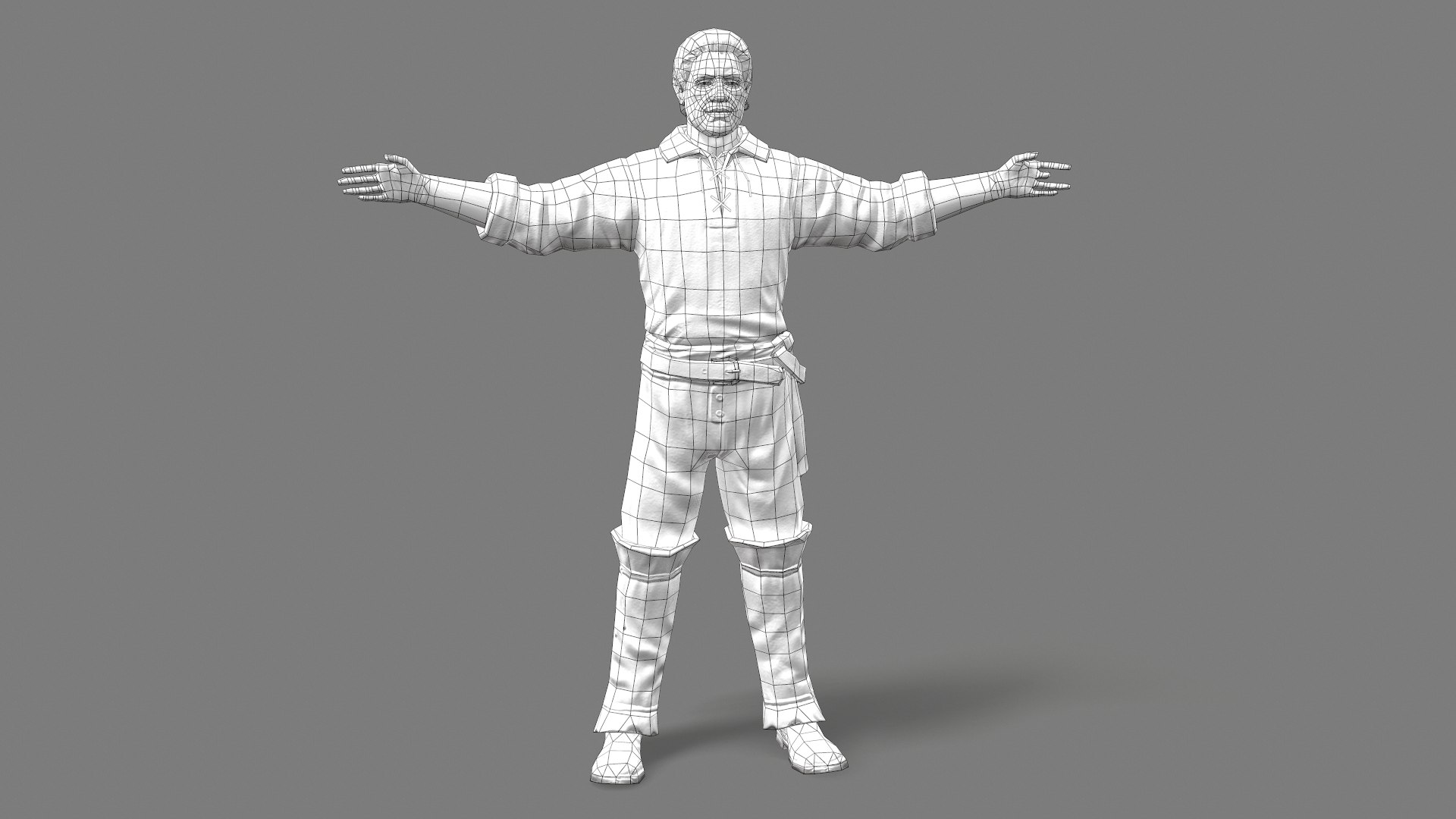 Medieval civilian 3D model - TurboSquid 2099632