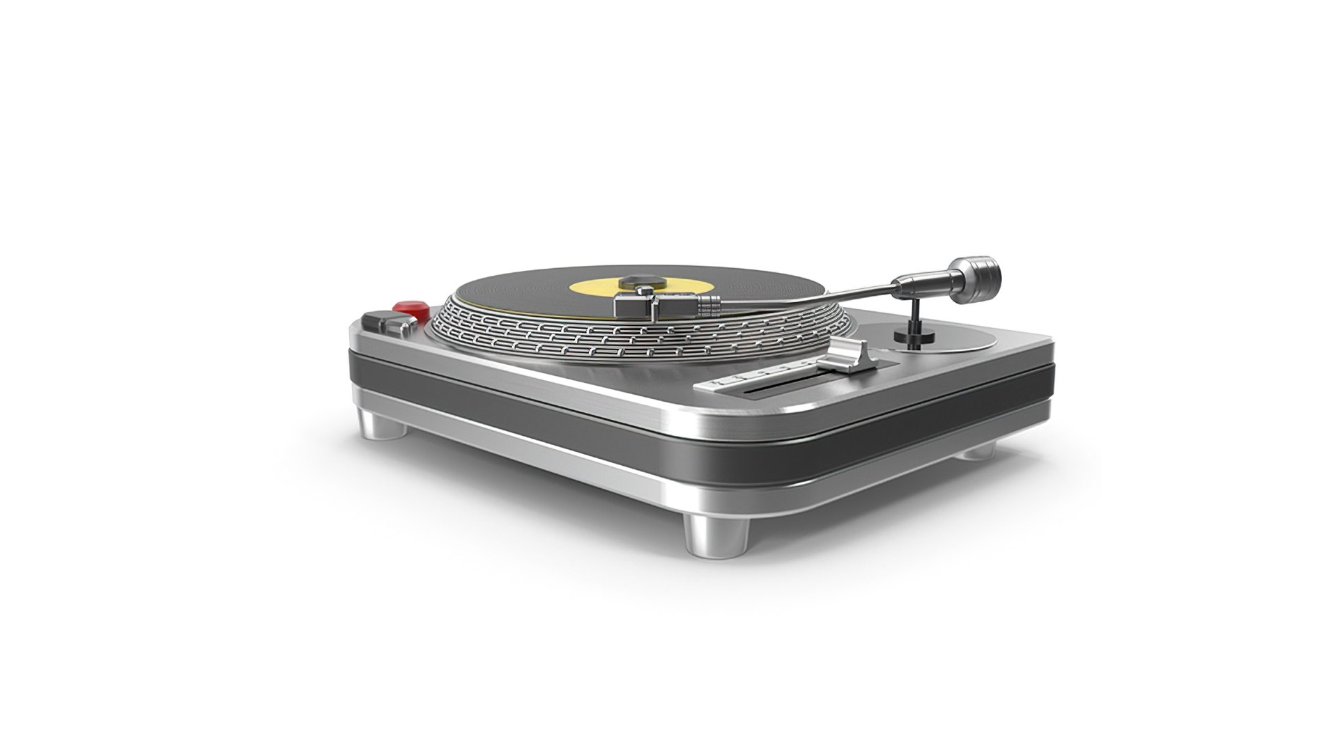DJ Turntable 3D Model - TurboSquid 2106902