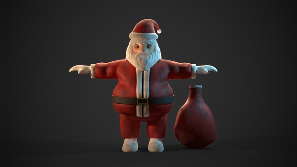 modelo 3d Papa Noel - TurboSquid 2006593