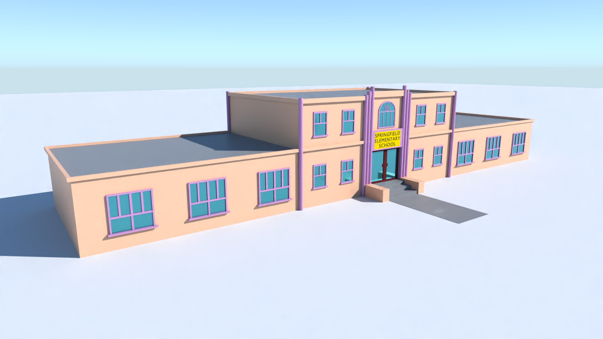 Simpsons House 3D Model - TurboSquid 1695263