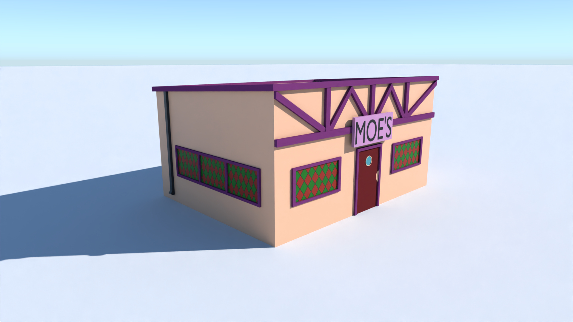 Simpsons house 3D model - TurboSquid 1695263