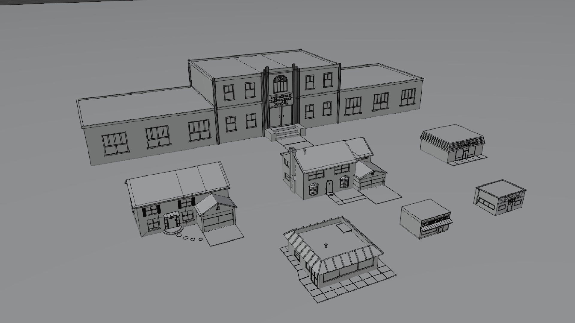 Simpsons House 3D Model - TurboSquid 1695263