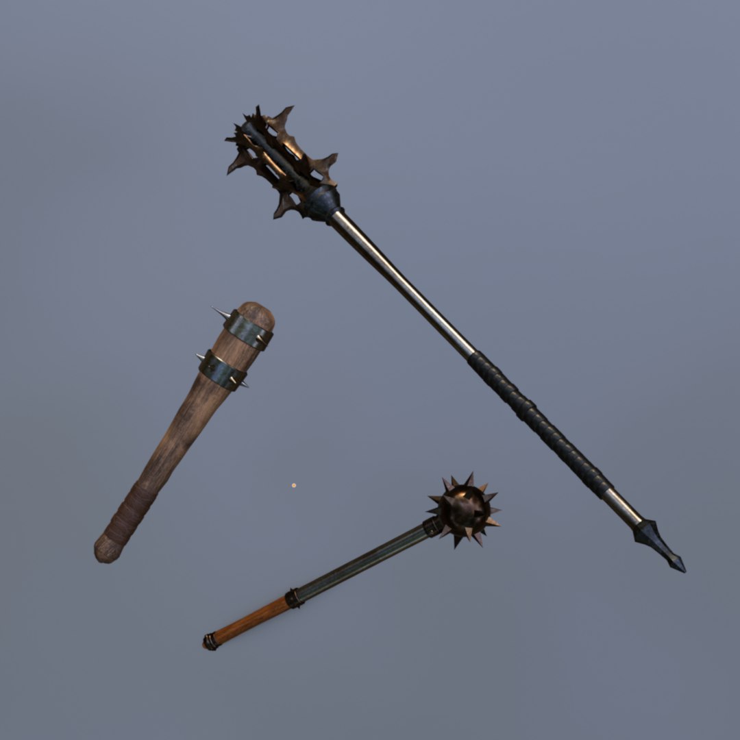 Medieval Maces 3D - TurboSquid 2254141