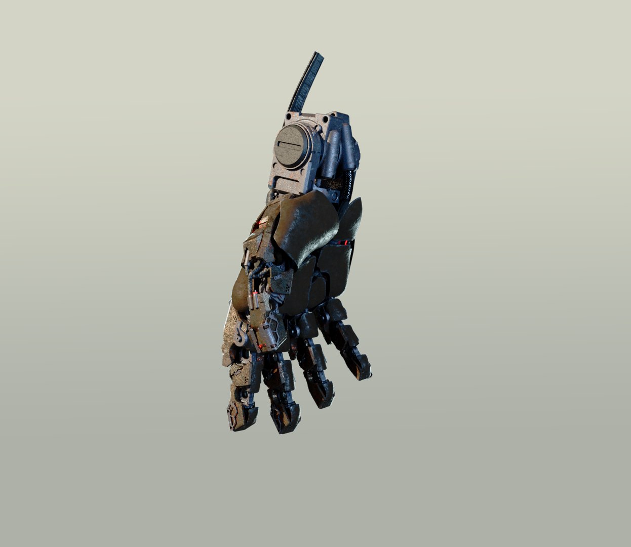 3D Hand Mechanical Model - TurboSquid 1549173