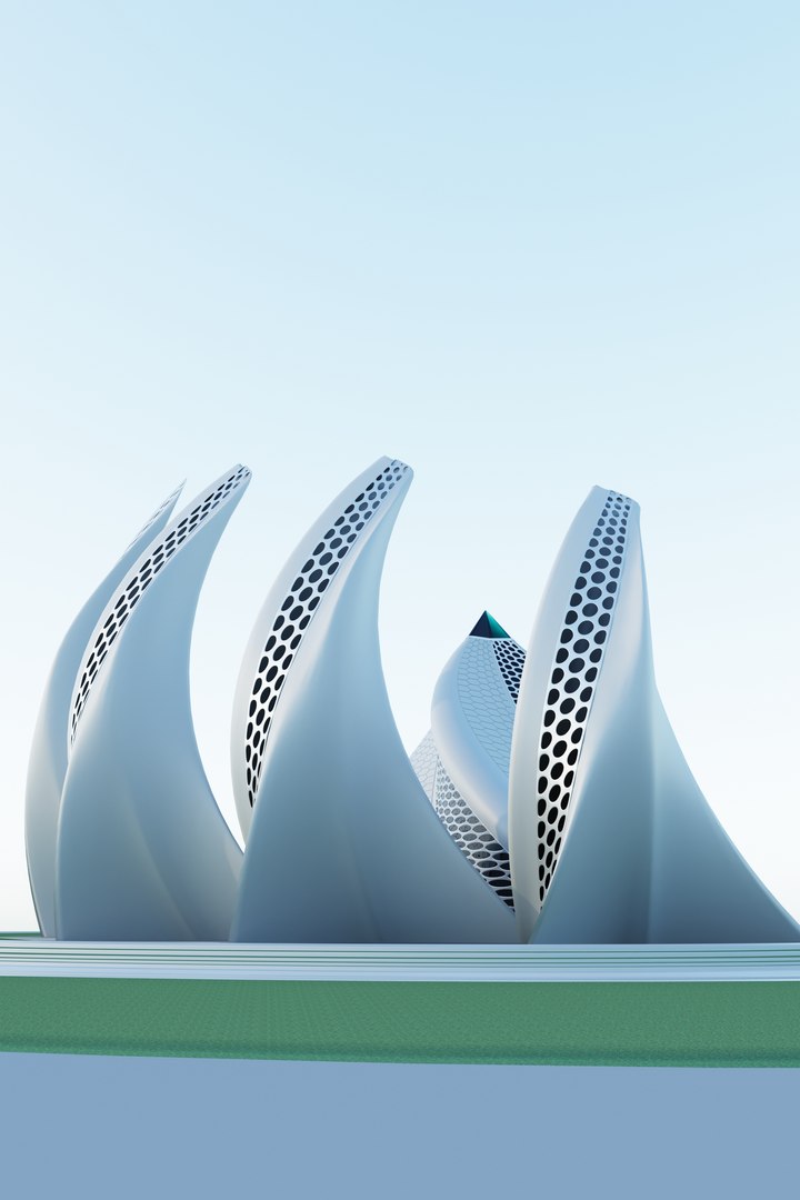 Hotel Office Building Model - TurboSquid 1424134