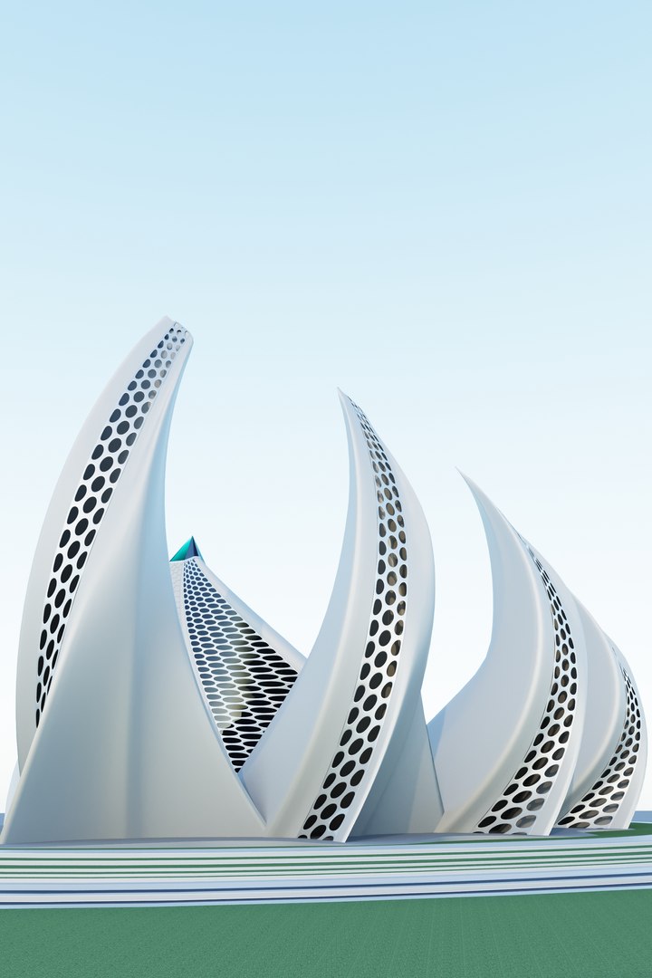 Hotel Office Building Model - TurboSquid 1424134