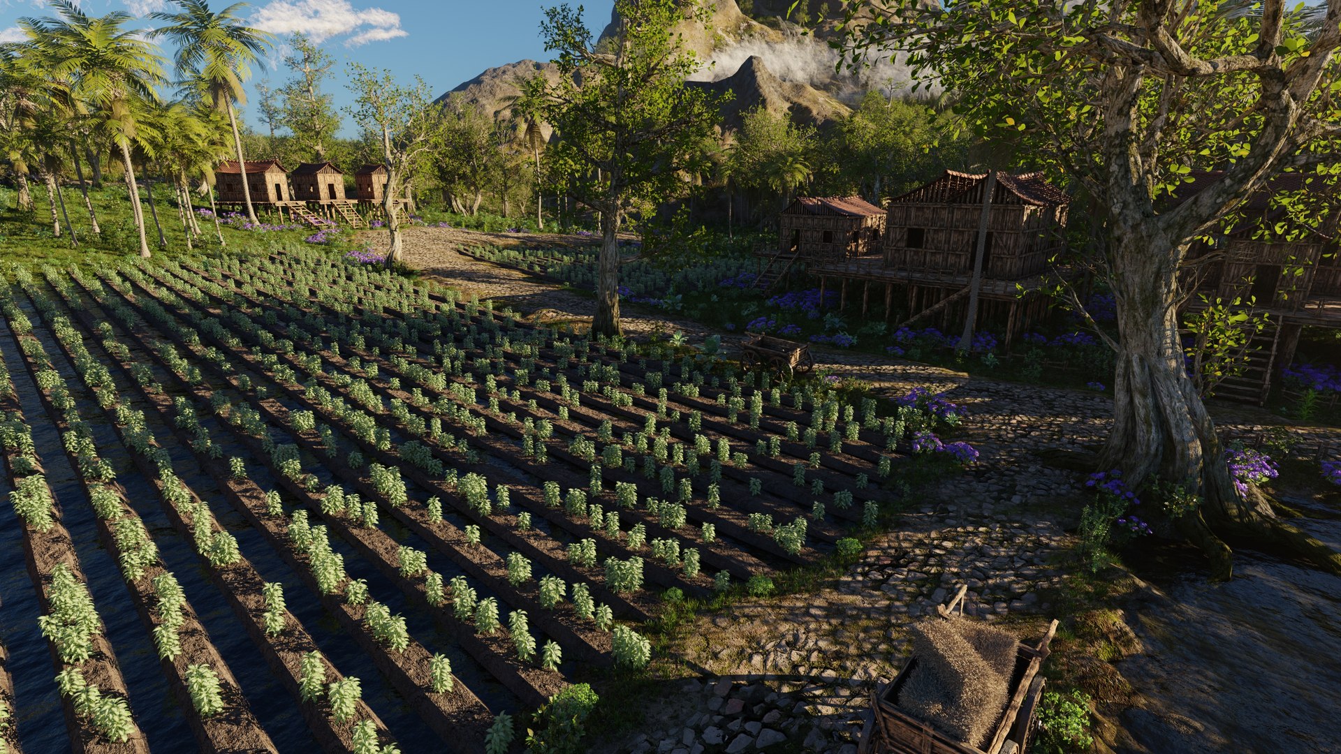 Medieval Farm Scene 3D Model - TurboSquid 1939460